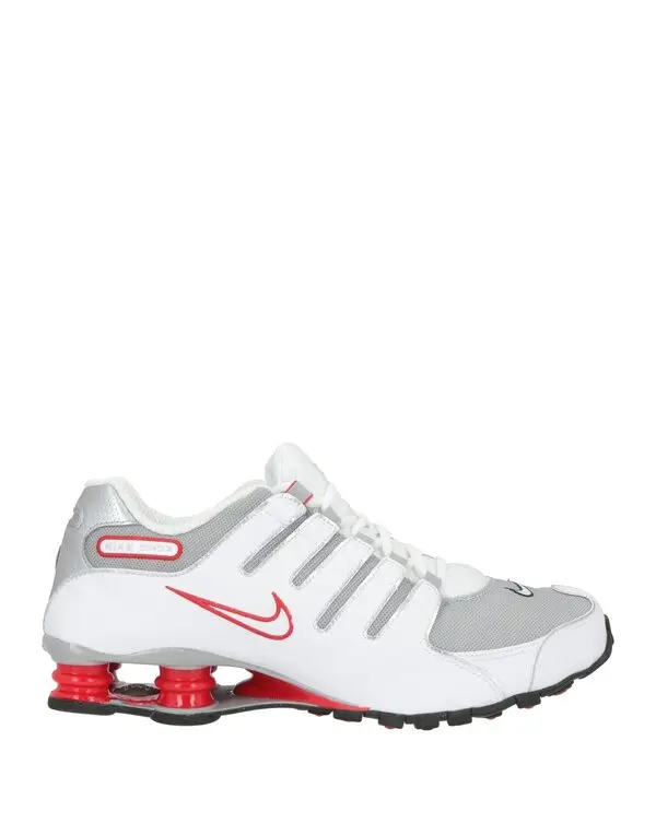 Nike Shox Nz Textile Fibers Sneakers - White