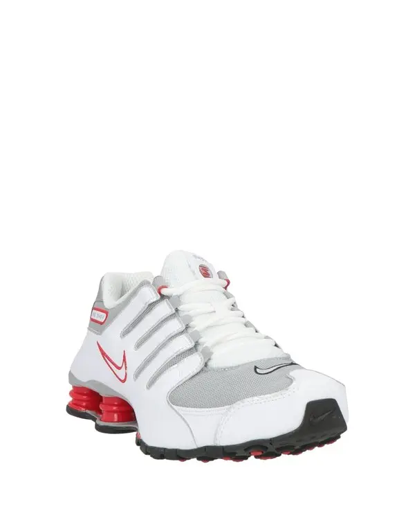 Nike Shox Nz Textile Fibers Sneakers - White