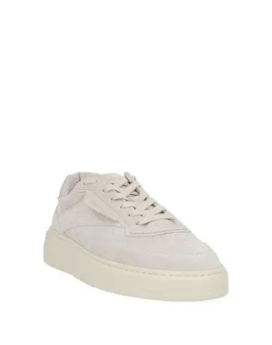 COPENHAGEN  Light Leather And Textile Sneakers