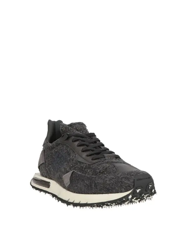 BEPOSITIVE Sneakers Leather Suede - Charcoal