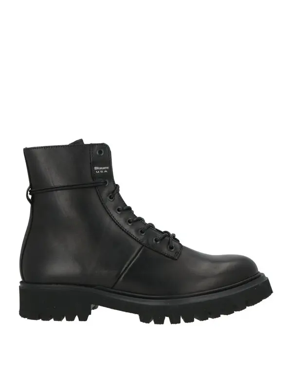 BLAUER. Ankle Boots Size Leather