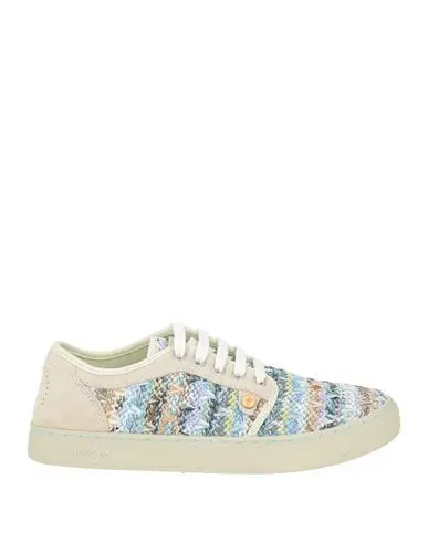 SATORISAN Low-top Sneakers With Woven And Suede Accents