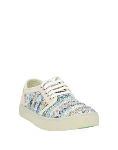 SATORISAN Low-top Sneakers With Woven And Suede Accents