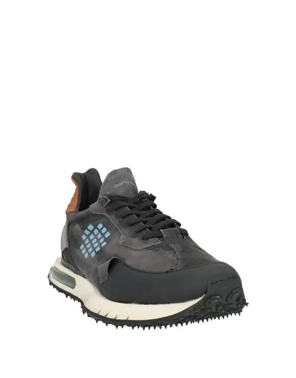BEPOSITIVE Sneakers Charcoal Size Leather
