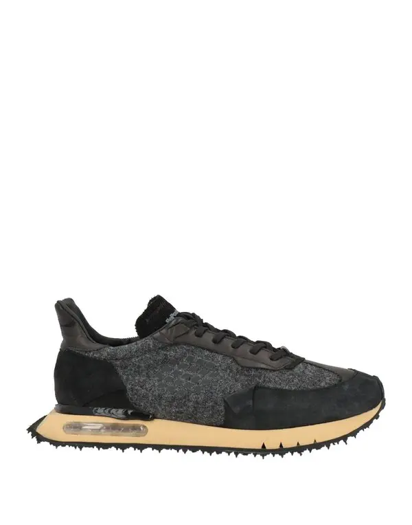 BEPOSITIVE Sneakers Size Leather, Textile Fibers