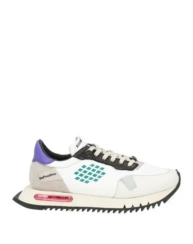 BLAUER. Sneakers Size Leather, Textile Fibers - White