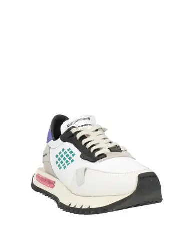 BLAUER. Sneakers Size Leather, Textile Fibers