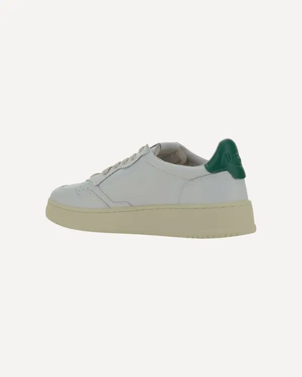 AUTRY Low 01 Leather Sneakers - White