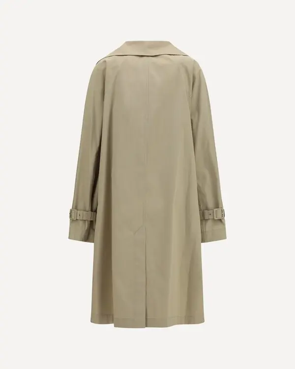 TOTEME Oversized Cotton Trench Coat - Beige