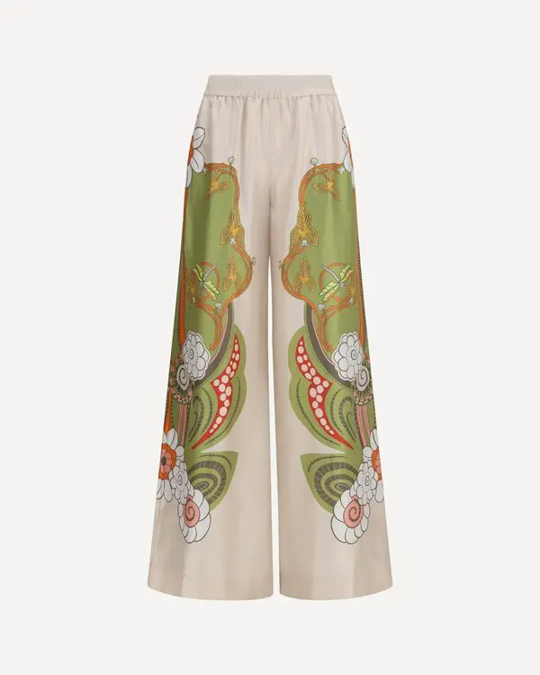 La DoubleJ Printed Ilk Palazzo Pant