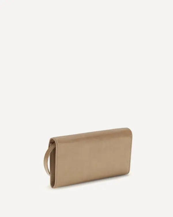 Miu Miu Leather Pouch - Beige