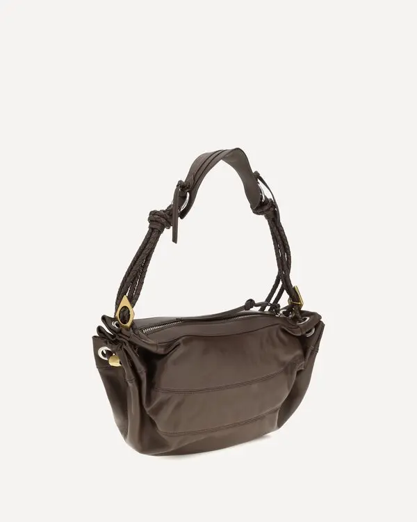 Isabel Marant Étoile Maia Shoulder Bag In Lambskin - Brown