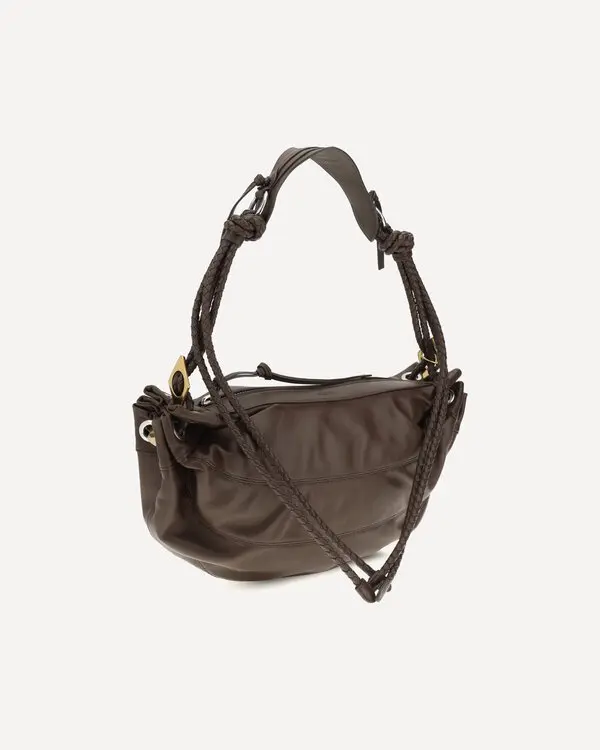Isabel Marant Étoile Maia Shoulder Bag In Lambskin - Brown