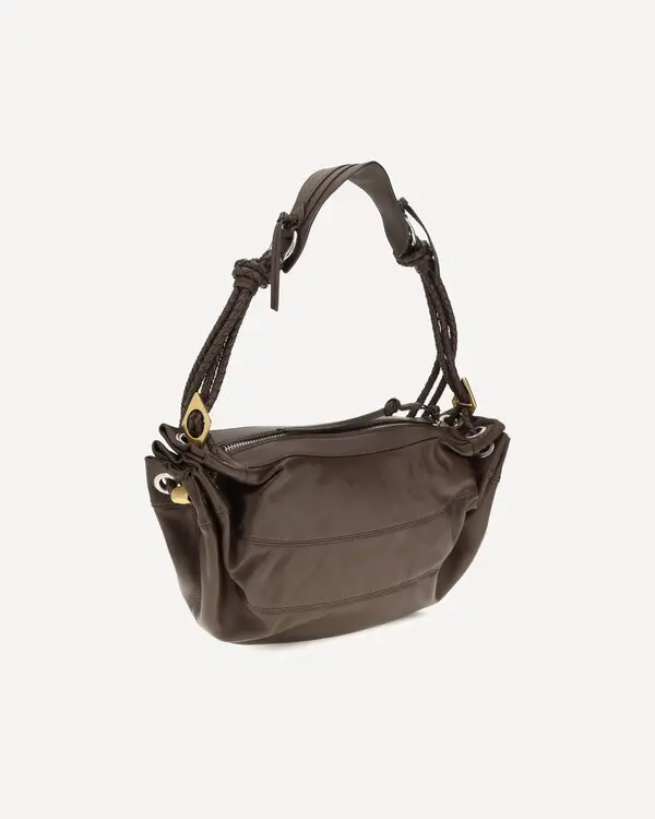 Isabel Marant Étoile Maia Shoulder Bag In Lambskin - Brown