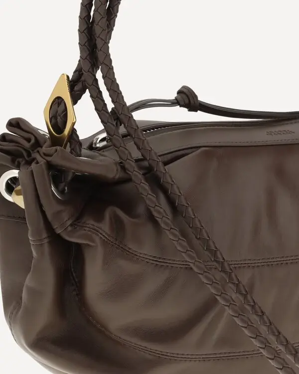 Isabel Marant Étoile Maia Shoulder Bag In Lambskin - Brown