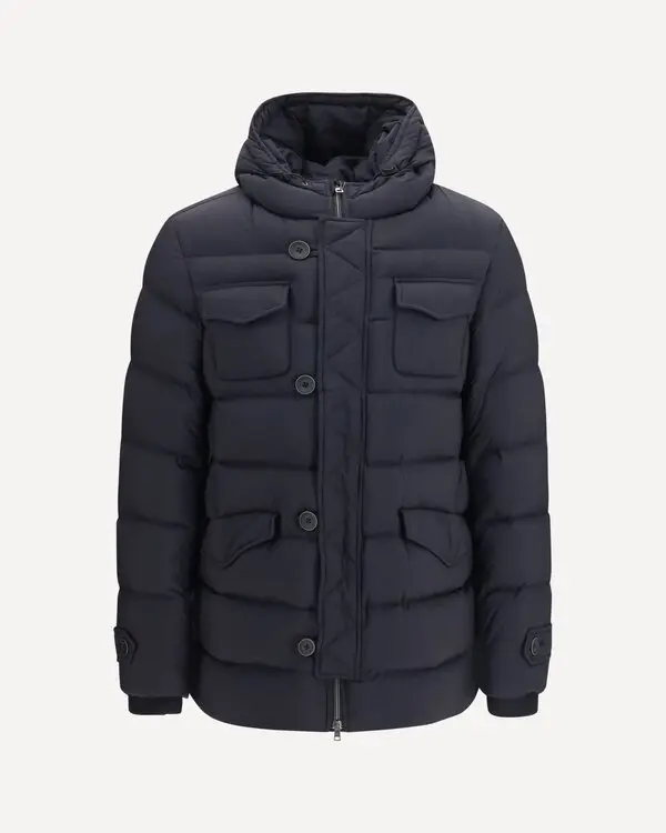 Herno Thermal Waterproof Down Jacket - Black