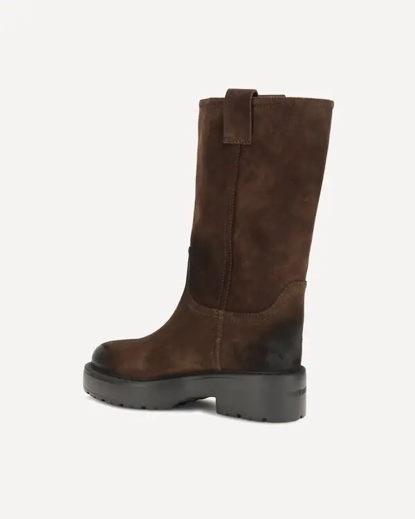 Miu Miu Suede Leather Boots