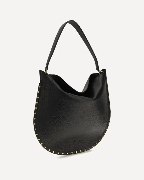 Isabel Marant Étoile Oskan Hobo Shoulder Bag - Black