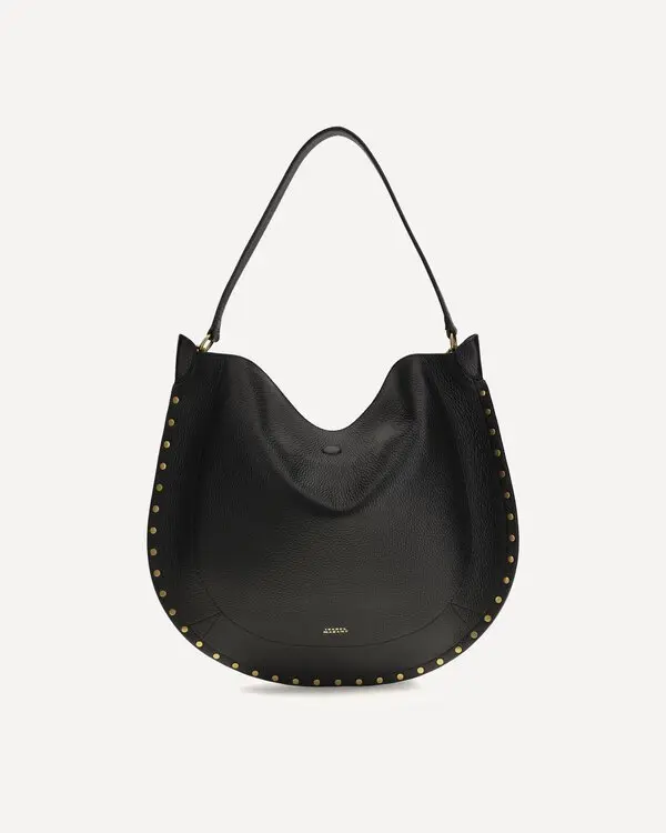 Isabel Marant Étoile Oskan Hobo Shoulder Bag - Black