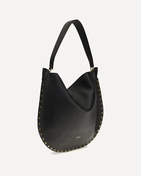 Isabel Marant Étoile Oskan Hobo Shoulder Bag - Black