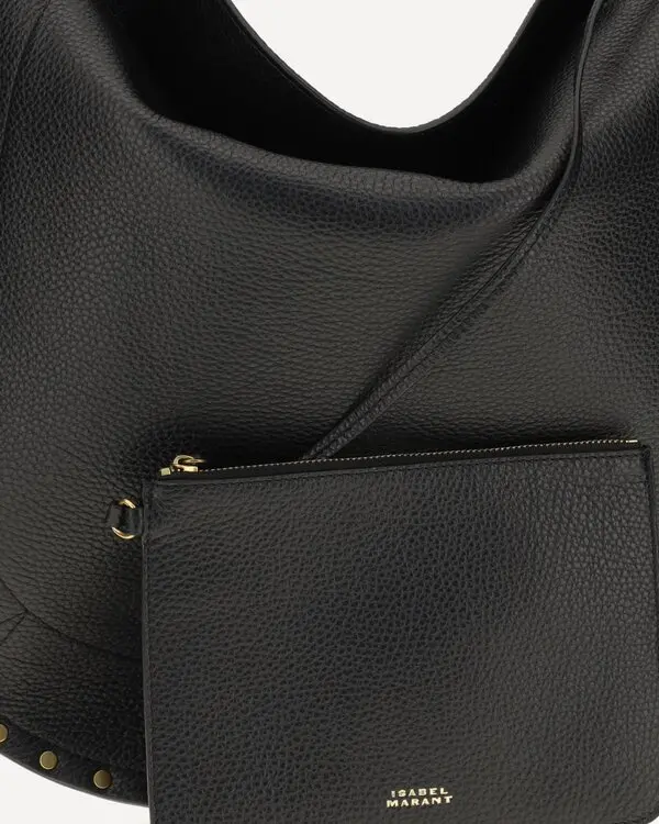 Isabel Marant Étoile Oskan Hobo Shoulder Bag - Black