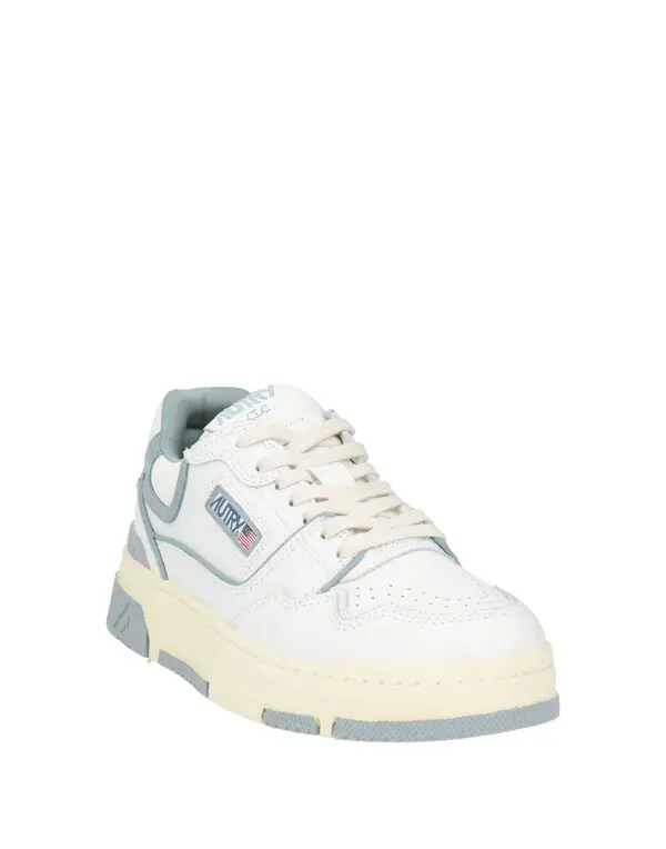 AUTRY Leather And Textile Fiber Low-top Sneakers - White