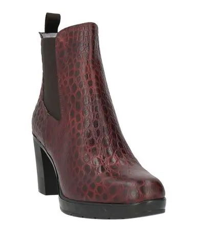 TF SPORT Leather Chelsea Boots With Crocodile Print