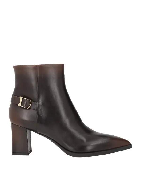 Santoni Leather Ankle Boots