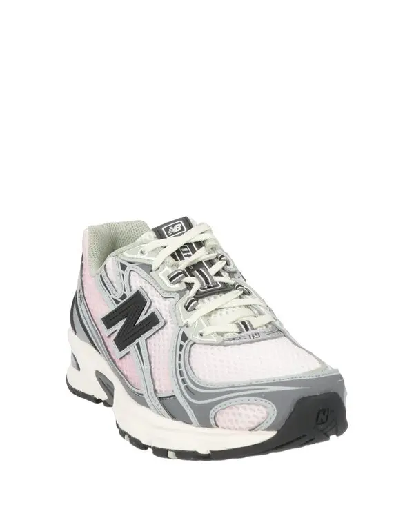NEW BALANCE Light Textile And Leather Low-top Sneakers - Pink