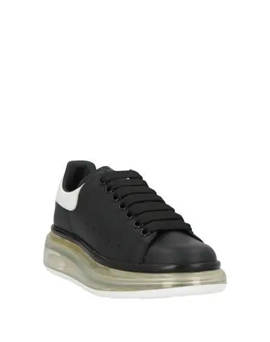 Alexander McQueen Leather Sneakers - Black