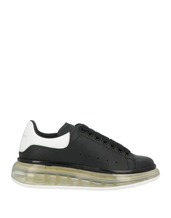 Alexander McQueen Leather Sneakers - Black
