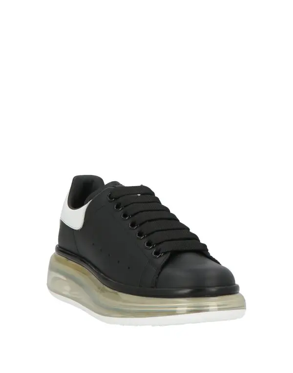 Alexander McQueen Leather Sneakers - Black