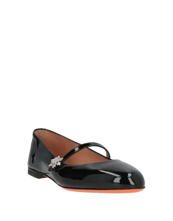 Santoni Ballet Flats Size Leather