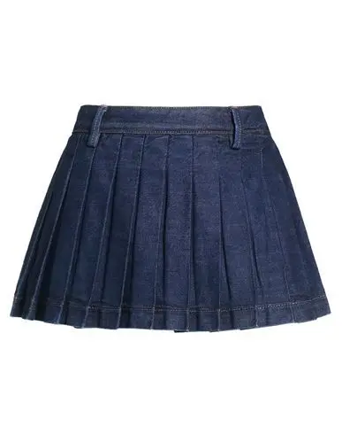 7 For All Mankind Denim Skirt Size Cotton - Blue