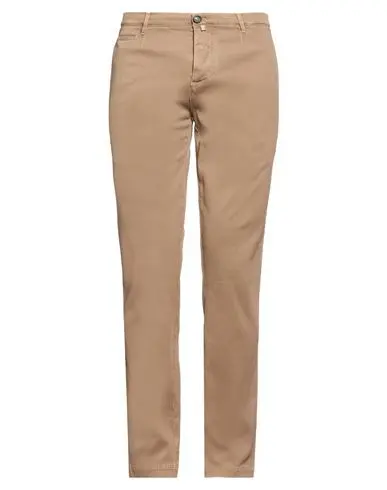 JACOB COHЁN Pants Taupe Size Cotton, Elastane