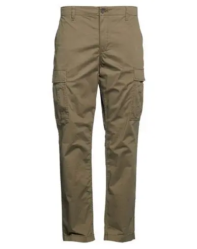 Timberland Cargo Pants In Cotton And Elastane With Leather Accents