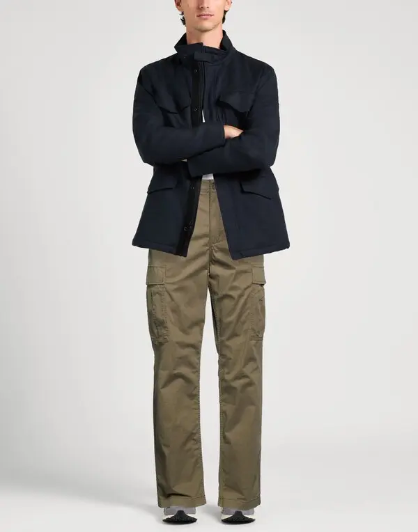 Timberland Cargo Pants In Cotton And Elastane With Leather Accents
