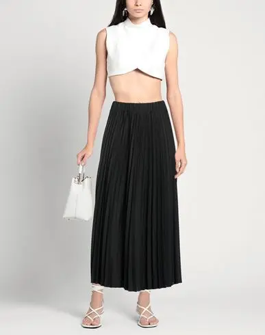 OLTRE Maxi Skirt Size Polyester, Viscose, Elastane