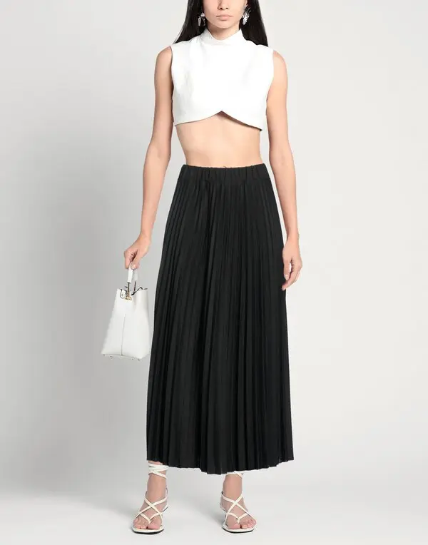 OLTRE Maxi Skirt Size Polyester, Viscose, Elastane