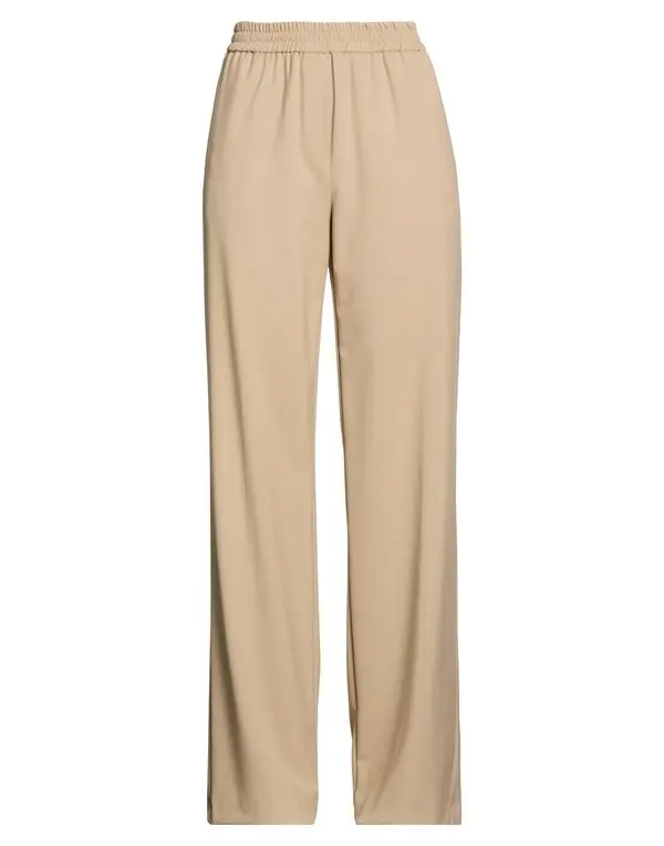 KAOS Pants Khaki Size Polyester, Viscose, Elastane