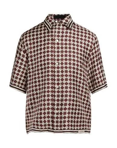 Amiri Shirt Chocolate Size Silk