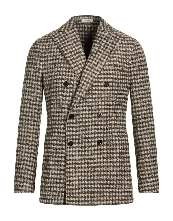 Boglioli Blazer Taupe Size Acrylic, Virgin Wool, Polyester