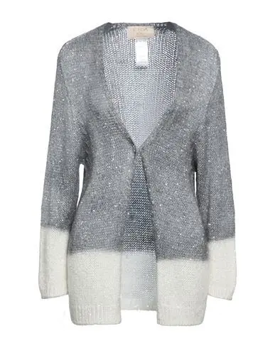 KAOS Cardigan Taupe Size Polyamide, Acrylic, Polyester, Mohair Wool, Wool - Grey