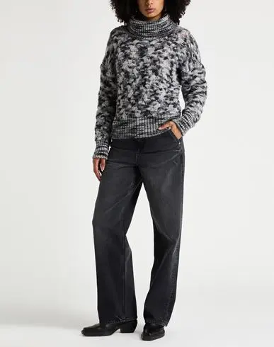 MANILA GRACE Turtleneck Light Size Wool, Polyamide