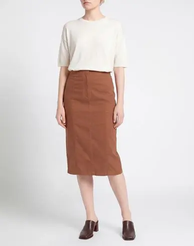 120% Lino Midi Skirt