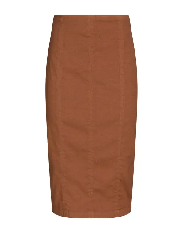 120% Lino Midi Skirt