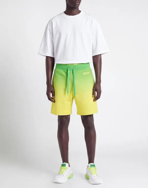 Moschino Shorts & Bermuda Shorts Lime Size Cotton, Elastane