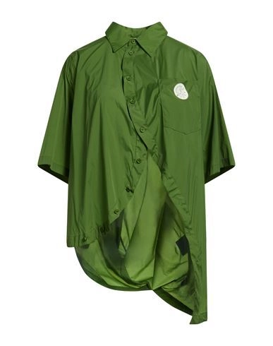 Herno Ripstop Stretch Asymmetrical Shirt - Green