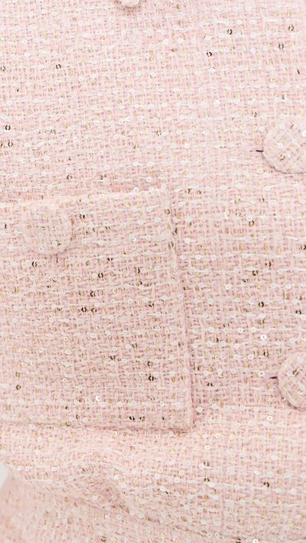 Bardot Bennett Bouclé Jacket With Sequin Embellishments