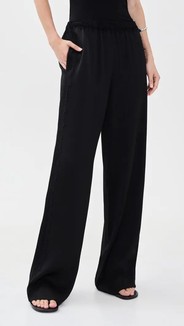 Vince Lace Trim Pull On Trousers